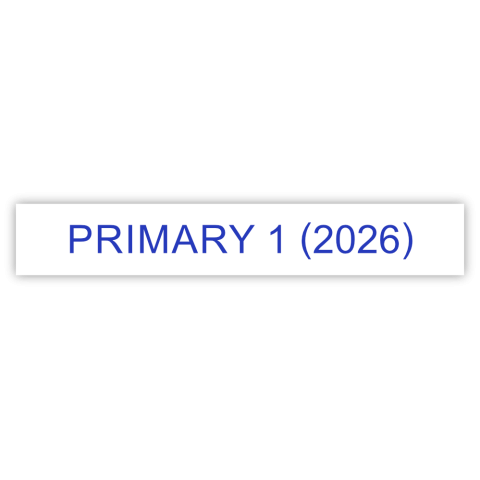 ACS Junior Name Tag Pri 1 - 2026 only